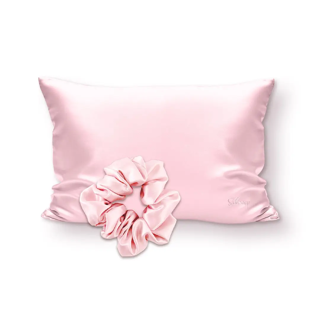 100% Svileni Baby Roze Nega Kose Paket (J-G)