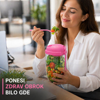 Salad Cup - Ponesi zdrav obrok bilo gde – bez prosipanja i muke
SALAD CUP – PONESI ZDRAV OBROK BILO GDE