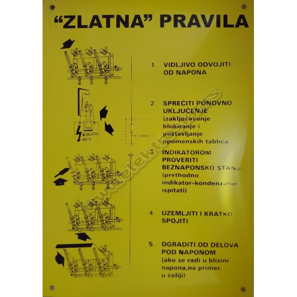 TABLICA ZLATNA PRAVILA