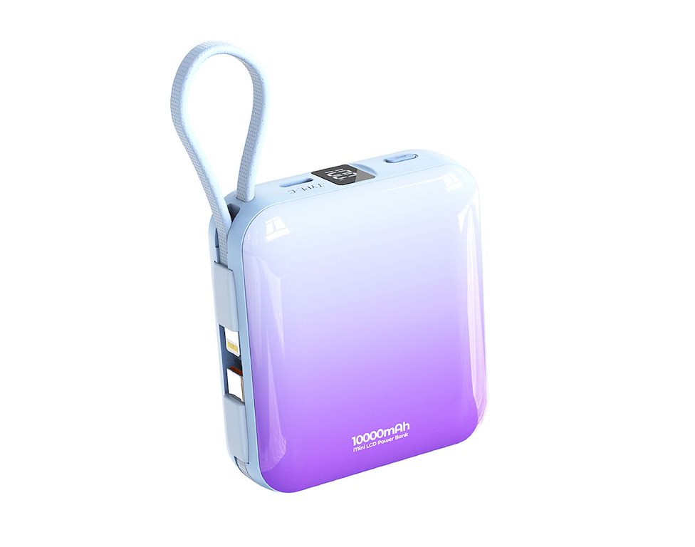 Univerzalna Back Up Baterija Moxom MX-PB155 fast 10000mAh SCP 22.5W QC18W+ PD20W 3A ljubicasti (MS)