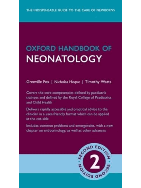Oxford Handbook Od Neonatology 2E Oxhmed:M X Mpg: Ae