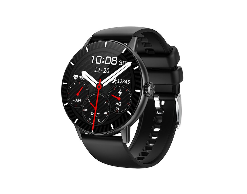 Smart Watch DTM 5 crni (silikonska narukvica) (MS)