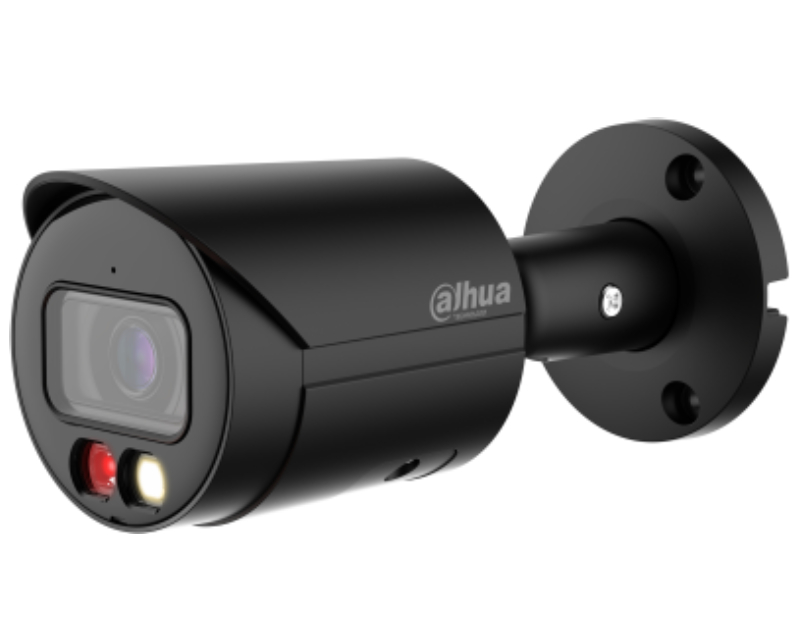 Dahua WizSense 4MP bullet kamera, crno metalno kućište
