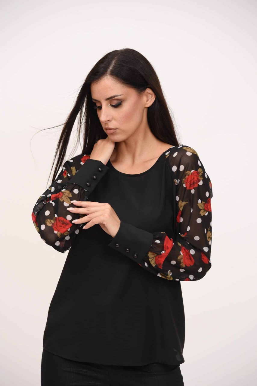 Bluza sa cvetnim printom