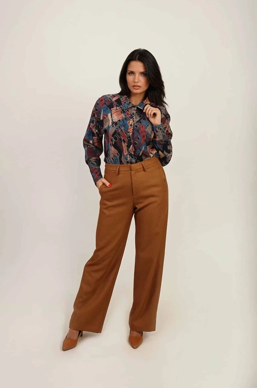 Široke ženske pantalone