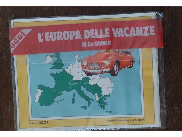 L`Europa delle vacanze in 56 tavole/geografske karte