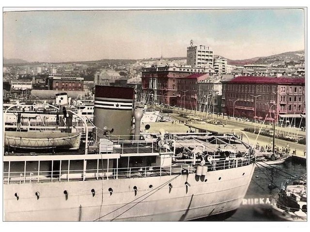 RIJEKA brod ,putovala 1961.