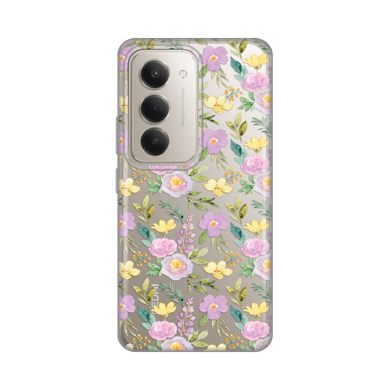 Maska Silikonska Print Skin za Xiaomi Redmi 15 4G Soft Flowers