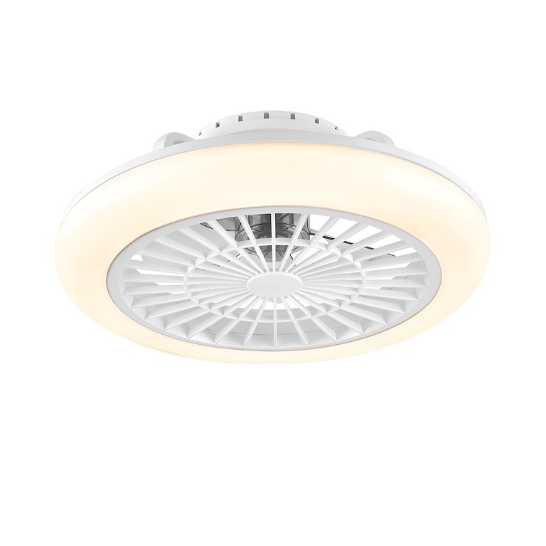 LED PLAFONSKI VENTILATOR D450 40+20W BELI CCT IP20