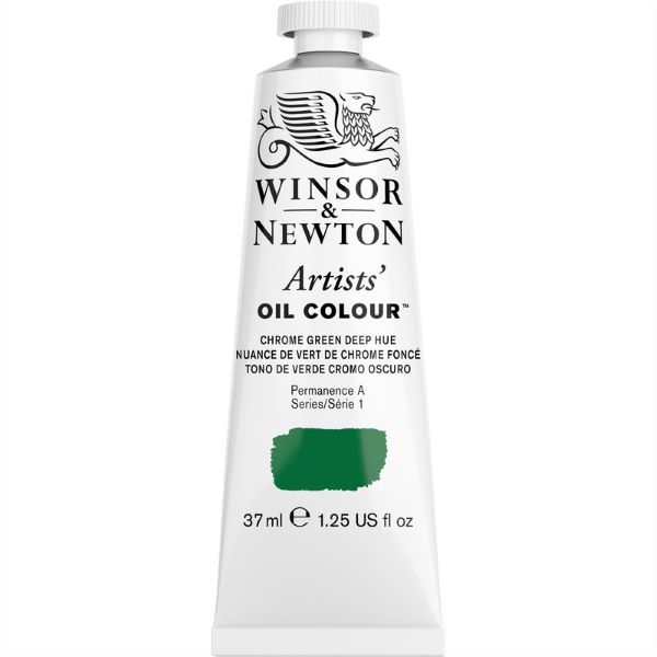 W&N Artists’ Oil Colour WN ARTISTS’ OIL COLOUR 37ML CHROME GN DP HU - SER 1