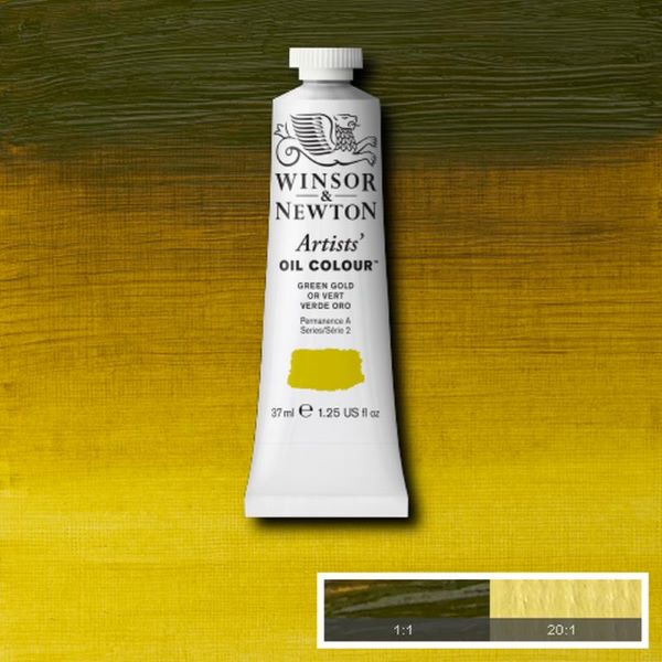 W&N Artists’ Oil Colour WN ARTISTS’ OIL COLOUR 37ML GREEN GOLD NY 03 - SER 2