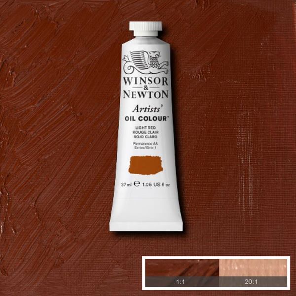 W&N Artists’ Oil Colour WN ARTISTS’ OIL COLOUR 37ML LIGHT RED - SER 1