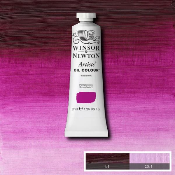 W&N Artists’ Oil Colour WN ARTISTS’ OIL COLOUR 37ML MAGENTA - SER 2