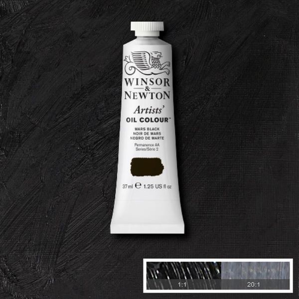 W&N Artists’ Oil Colour WN ARTISTS’ OIL COLOUR 37ML MARS BLACK - SER 2