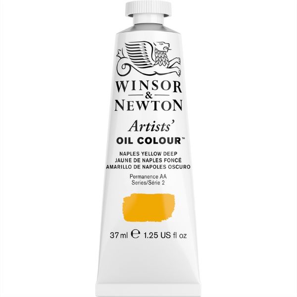 W&N Artists’ Oil Colour WN ARTISTS’ OIL COLOUR 37ML NAPLES YELL DEEP - SER 1