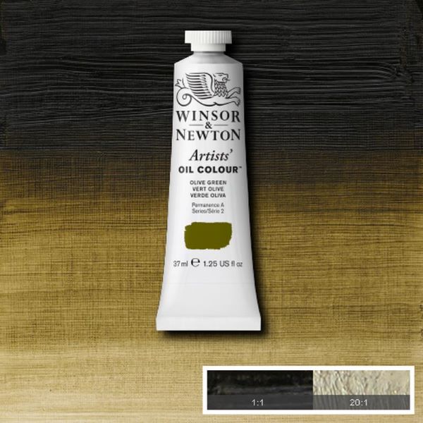 W&N Artists’ Oil Colour WN ARTISTS’ OIL COLOUR 37ML OLIVE GREEN - SER 2