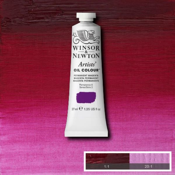 W&N Artists’ Oil Colour WN ARTISTS’ OIL COLOUR 37ML PERM MAGENTA - SER 2