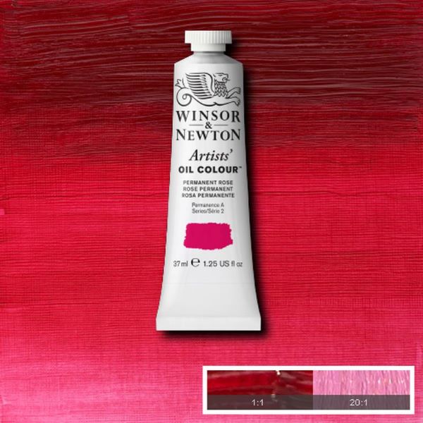 W&N Artists’ Oil Colour WN ARTISTS’ OIL COLOUR 37ML PERM ROSE QUIN - SER 2