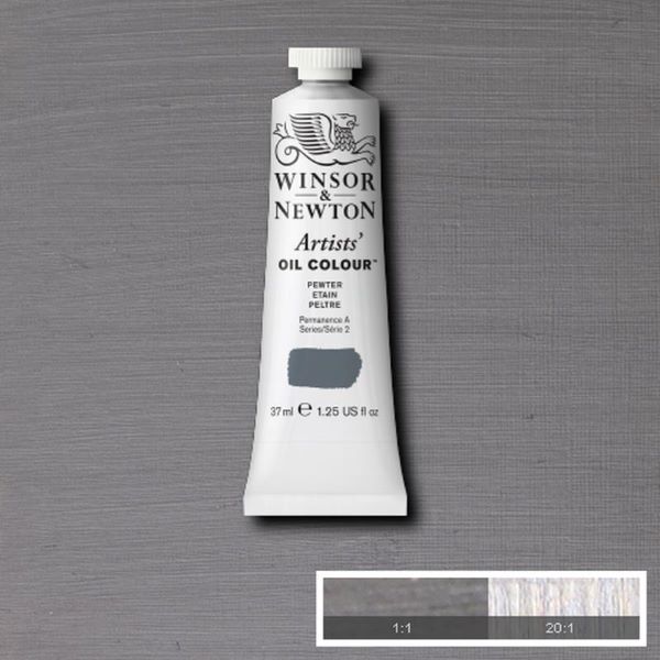 W&N Artists’ Oil Colour WN ARTISTS’ OIL COLOUR 37ML PEWTER - SER 2