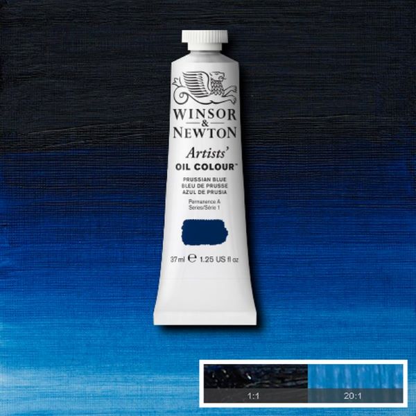W&N Artists’ Oil Colour WN ARTISTS’ OIL COLOUR 37ML PRUSSIAN BLUE - SER 1