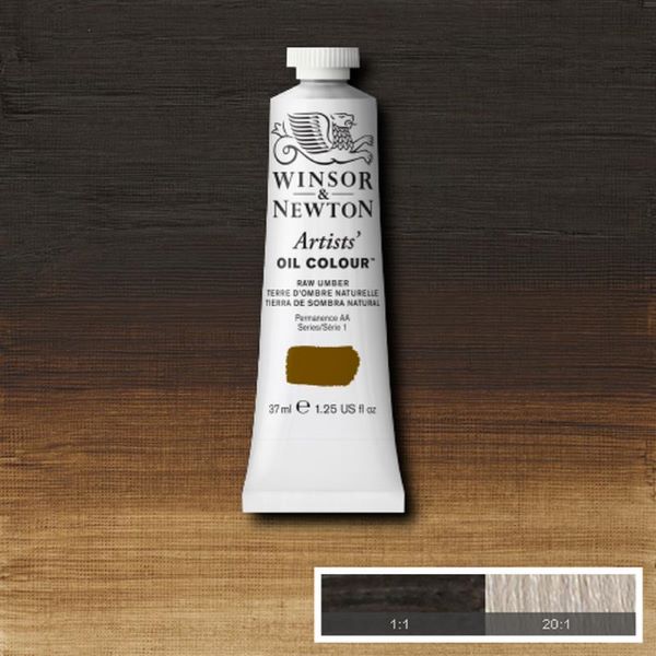 W&N Artists’ Oil Colour WN ARTISTS’ OIL COLOUR 37ML RAW UMBER - SER 1