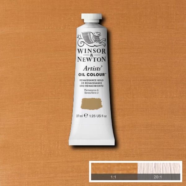W&N Artists’ Oil Colour WN ARTISTS’ OIL COLOUR 37ML RENAISSANCE GLD - SER 2