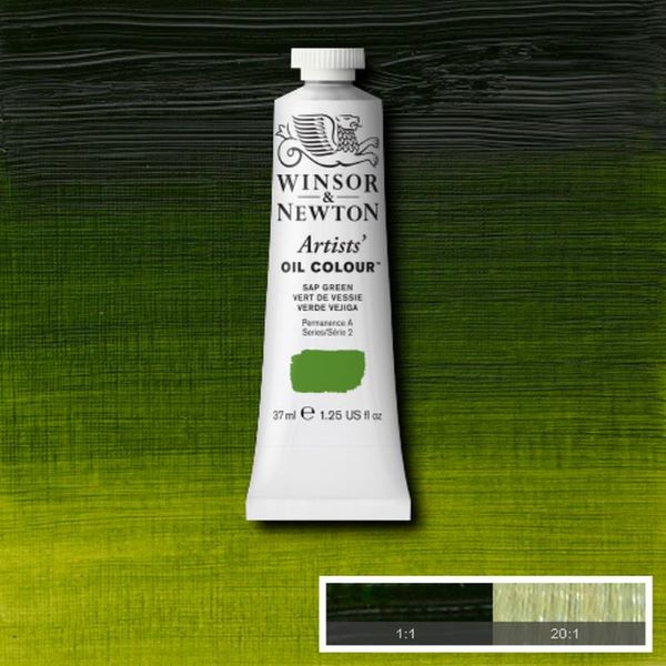 W&N Artists’ Oil Colour WN ARTISTS’ OIL COLOUR 37ML SAP GREEN - SER 2