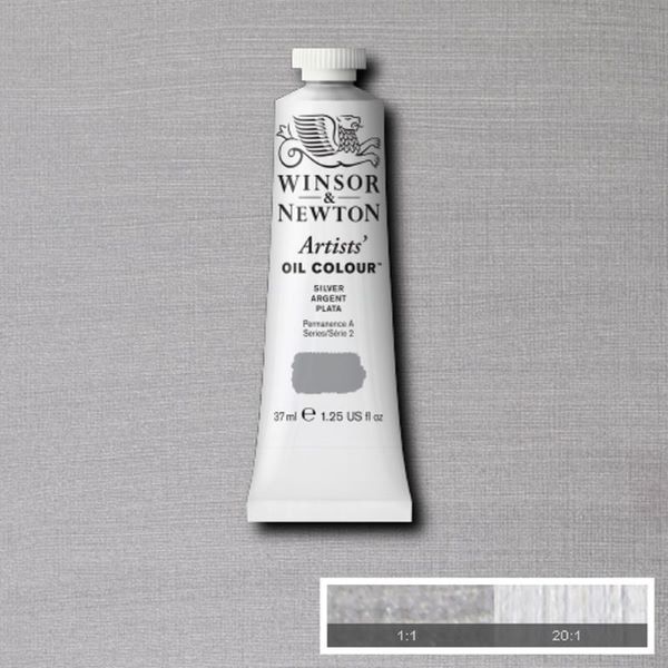 W&N Artists’ Oil Colour WN ARTISTS’ OIL COLOUR 37ML SILVER - SER 2