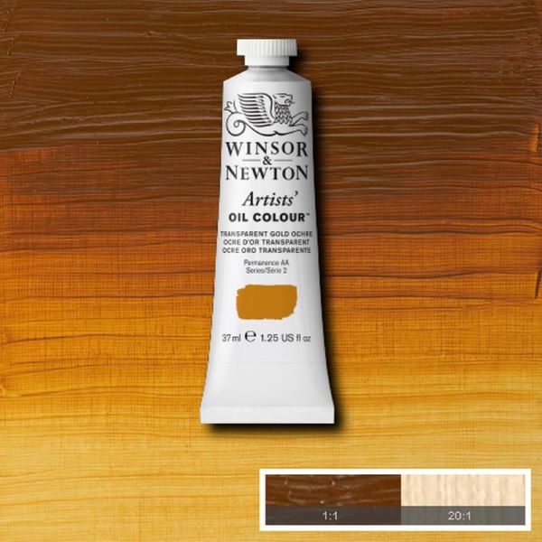 W&N Artists’ Oil Colour WN ARTISTS’ OIL COLOUR 37ML TRAN GOLD OCHRE - SER 2