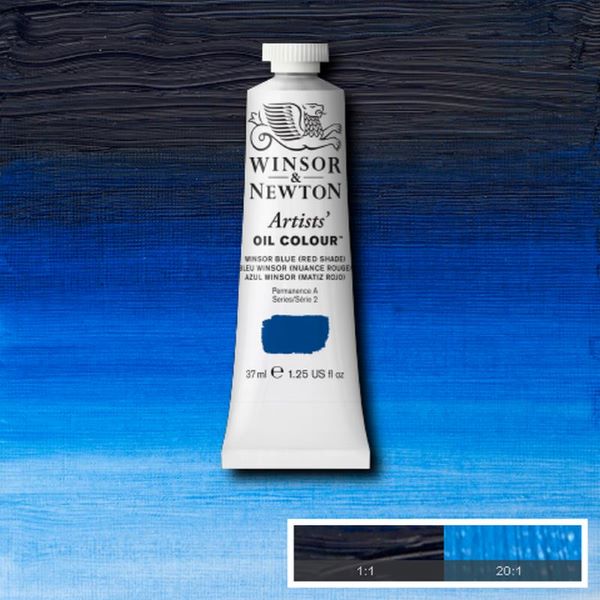 W&N Artists’ Oil Colour WN ARTISTS’ OIL COLOUR 37ML WIN BLUE R PHTH - SER 2