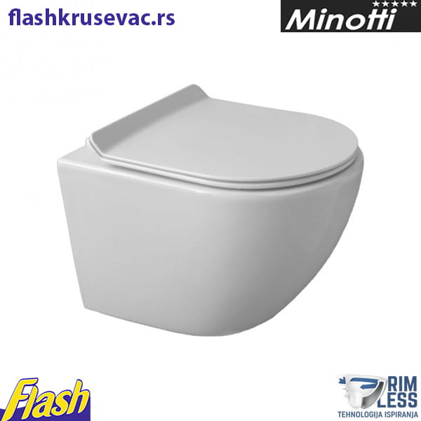 Konzolna WC šolja sa bide funkcijom – Minotti OPTIMO – KSF002