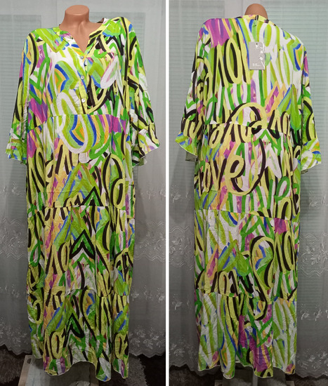 *MADE IN ITALY* skroz duga haljina 52/54/56