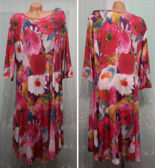 *LET'S DRESS!* haljina u akvarel printu 50/52