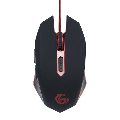 GEMBIRD Gejmerski miš MUSG-001-R (Crna/Crvena) USB, Optički, 2400 DPI