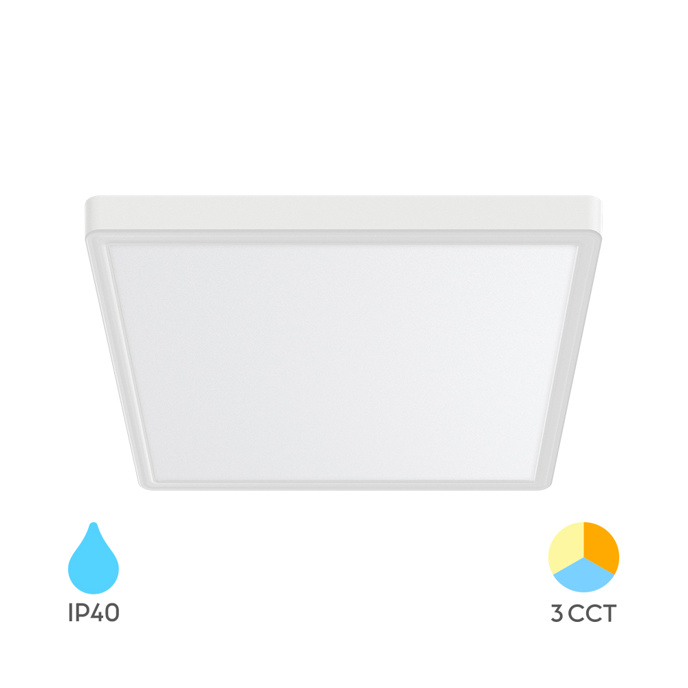 LED CEILING LIGHT SQUARE 36W WHITE CCT BP07-10480