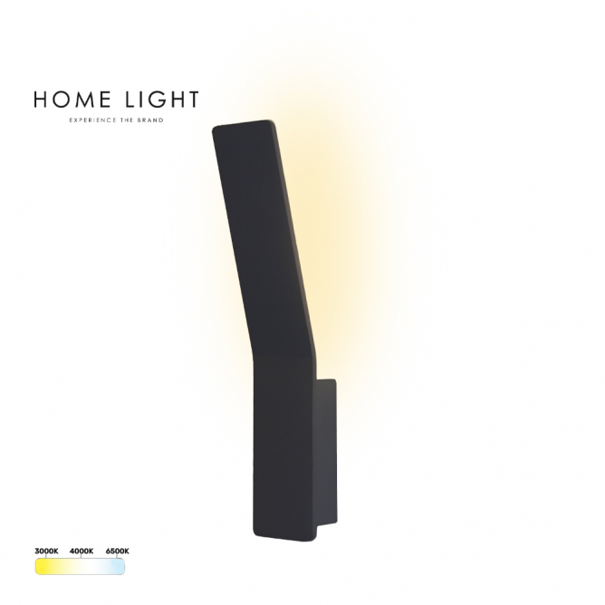 1 SOLEA 84 ZIDNA LAMPA 6W CCT CRNA 202496