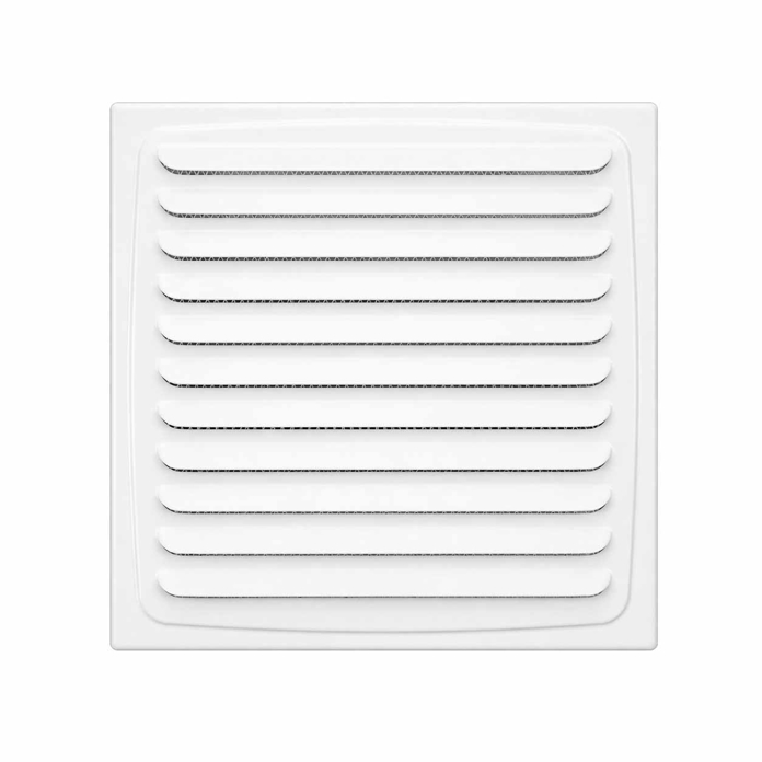 Ventilaciona rešetka 150x150/125 mm bela