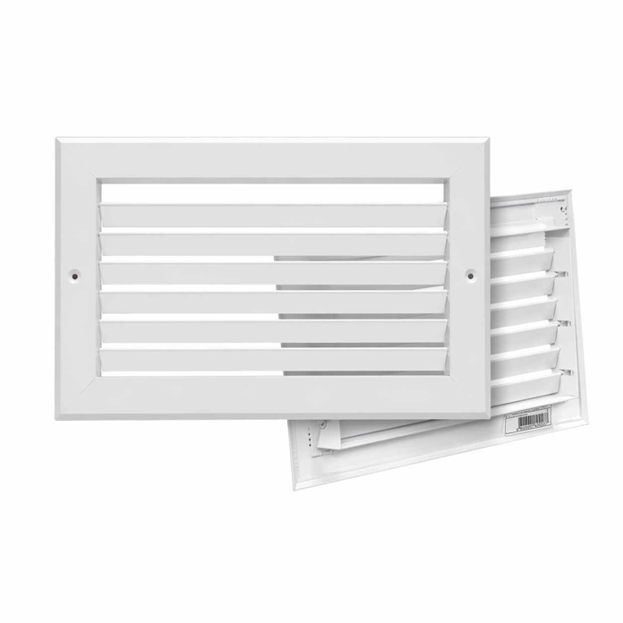 Aluminijumska zidna ventilaciona rešetka 275x150 mm bez regulatora protoka