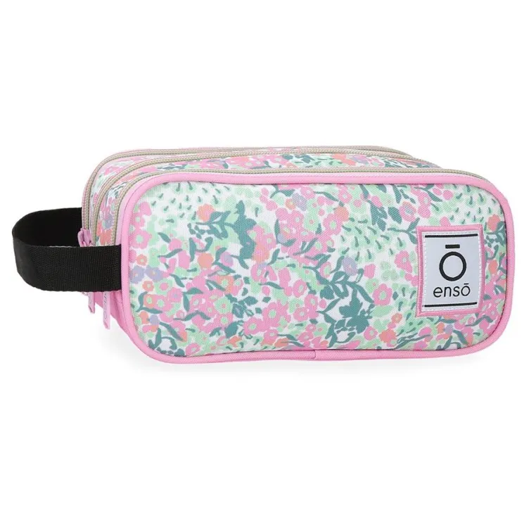 ENSO FLEUR ženski neseser sa 3 pregrade - orchid pink