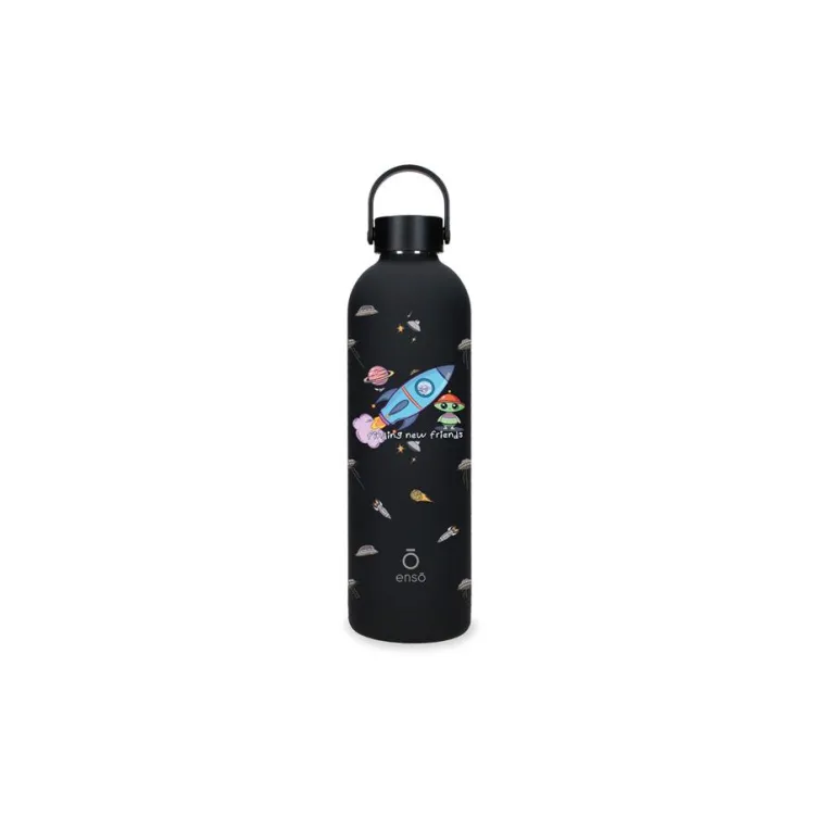 ENSO NEW FRIENDS dečiji termos 750 ml - crna