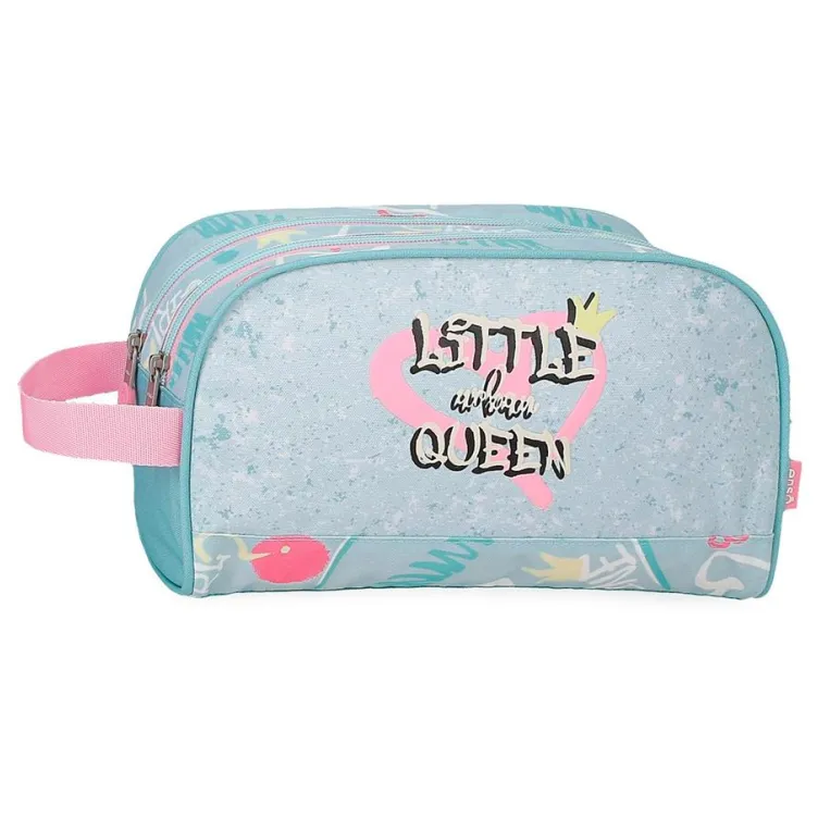 ENSO LITTLE URBAN QUEEN dečiji neseser sa 2 pregrade - tirkizna
