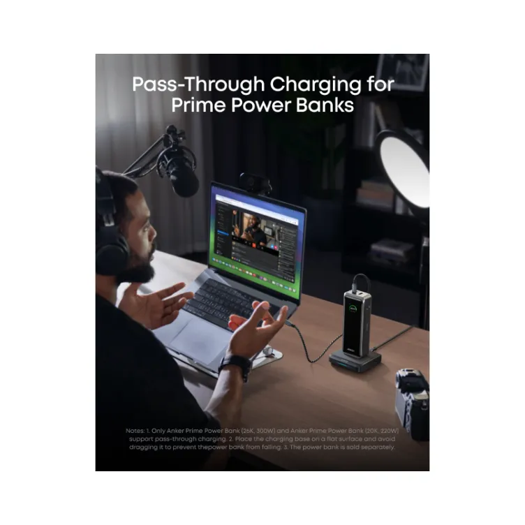 Prime baza za punjenje, 26750mAh, 150W, crna