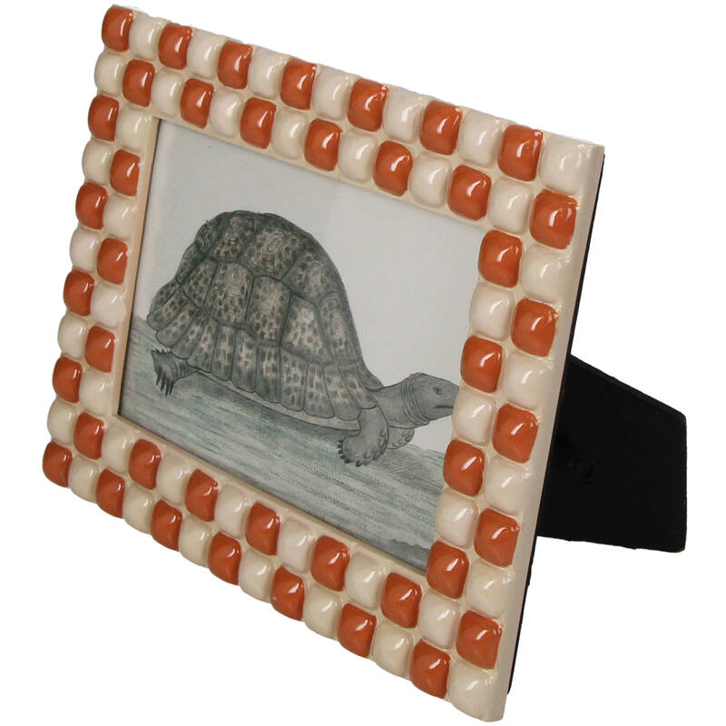 RAM ZA SLIKE – Photo Frame Checker Polyresin Terra 10x15cm