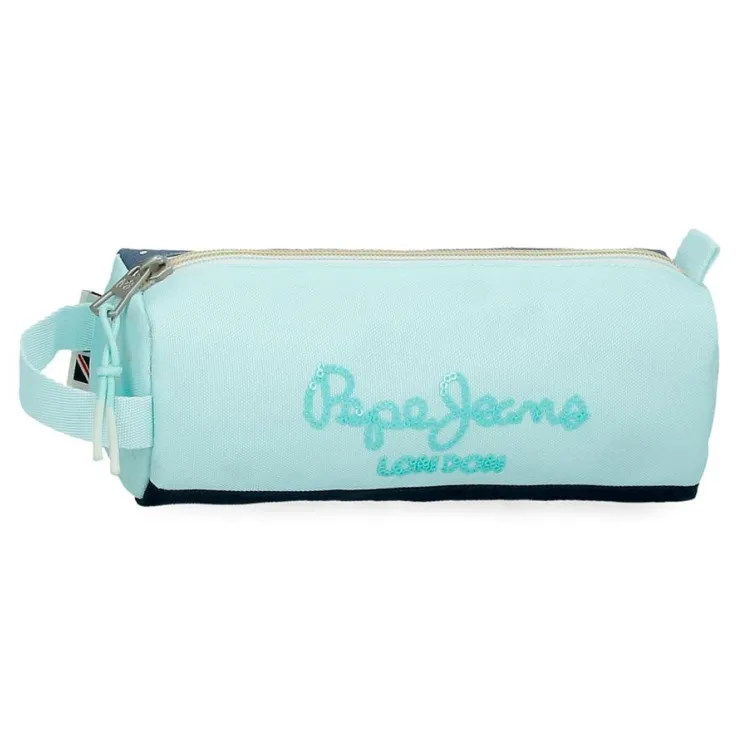 PEPE JEANS DALMA prazna pernica - tirkizna