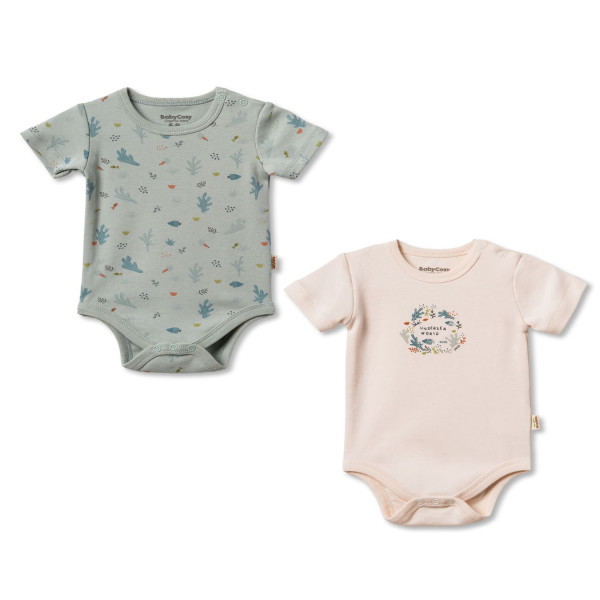 Baby Cosy bodi kr, set 2/1, unisex