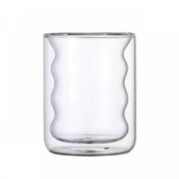 Cute&Cool HOME staklena čaša sa duplim dnom 200ml