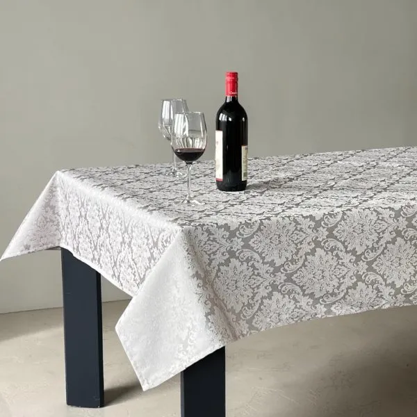 Stolnjak Delux 150x220cm Kruna – Siva boja