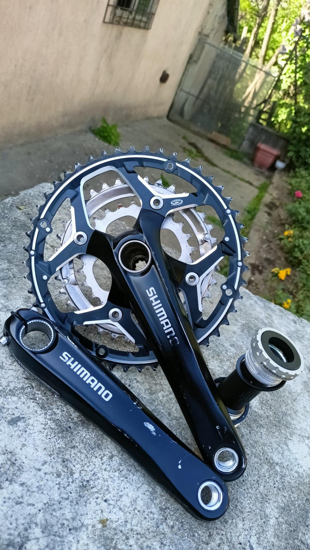 Pogon Shimano FC-M543 sa patronom treking city