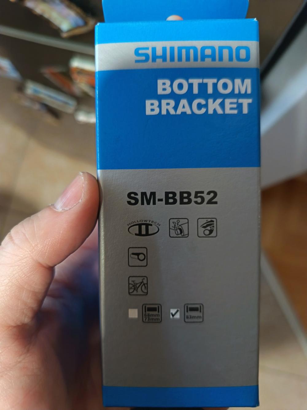 SHIMANO SREDNJA GLAVA BB52 83mm