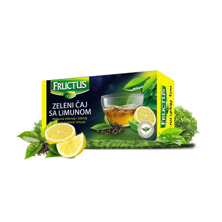 Fructus® Everyday Zeleni Čaj sa Limunom 20 Kesica